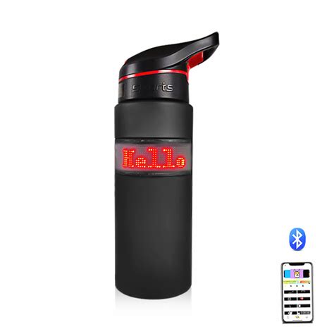 Bluetooth Programmable Led Display Water Bottle Bluetooth Programmable Led Display Water Bottle