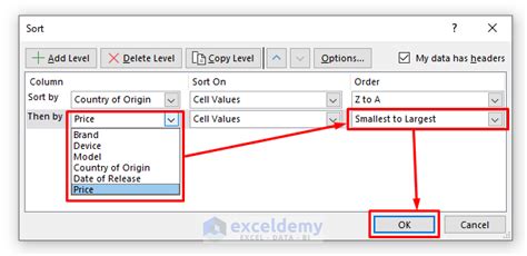 How To Sort Multiple Columns In Excel 5 Quick Methods Exceldemy