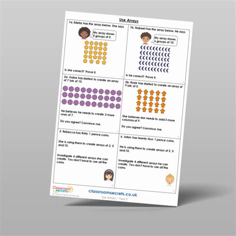 Year 3 Use Arrays Reasoning And Problem Solving Resource Classroom