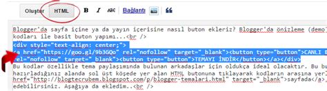 Basit Kodlarla Htmlde Buton Yapmak Blog Tecrübem