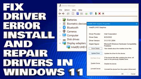 How To Fix Driver Error In Windows Install And Repair Drivers In Windows Solution