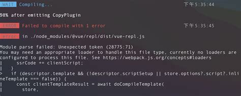 Error In Vue Cli4 Project Currently No Loaders Are Configured To