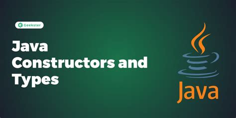 Java Constructors And Types With Example