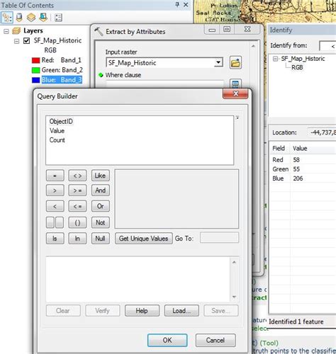 Arcgis Desktop How Do I Select From A Multiband Raster Geographic