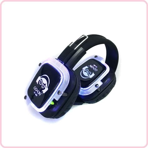 RF 309 Silent Disco Headphone Led Light Silent Party Headphone Wireless Silent Disco Headphone
