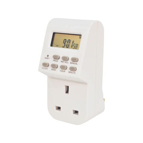 Plug In Programmable Digital Timer Up To Programmes Per Week
