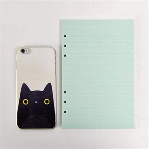 6 Holes Loose Leaf Notebook Spiral Planner Refill Grandado