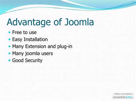 Introduction To Joomla Pptx