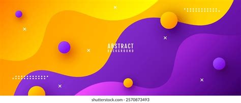 112 Thousand Purple Yellow 3d Abstract Background Royalty Free Images