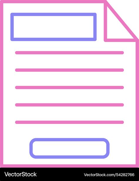 Task Line Two Colour Icon Royalty Free Vector Image