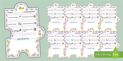 School Holiday Experiences Jigsaw Display Teacher Made