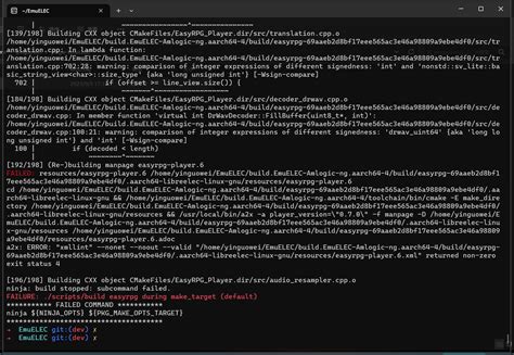 a module easyrpg can t compile · issue 1227 · emuelec emuelec · github