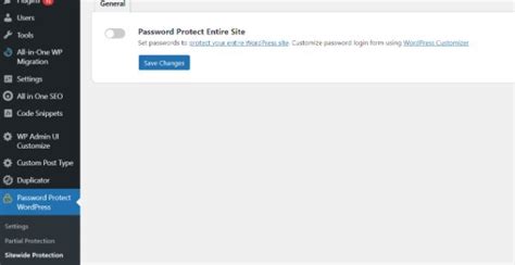 Password Protect Wordpress Page Plugin