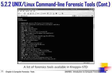 Ppt Sak 4801 Introduction To Computer Forensics Chapter 5 Computer