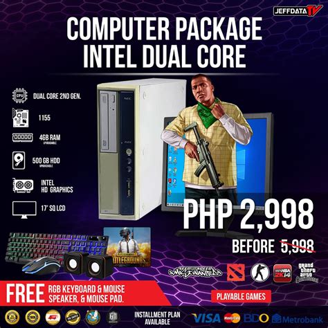 Computer Set Package Assorted Intel Dualcore Gb Gb Sq Monitor Jeffdata Computers Legit