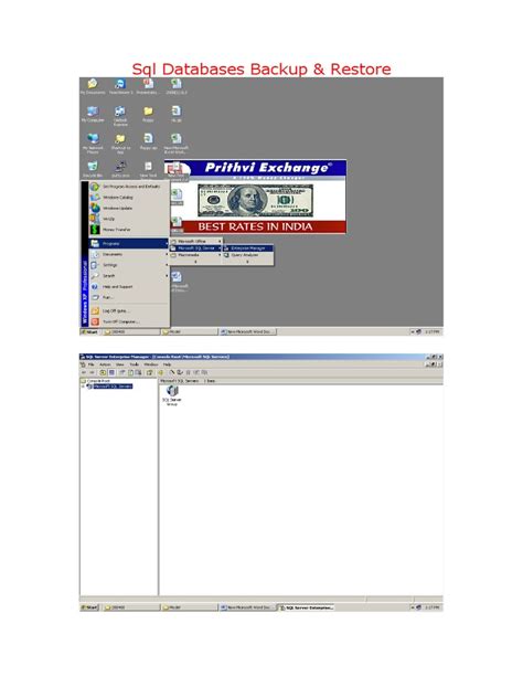 backup and restore pdf