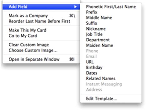 Mac Address Book Tips 5 More Handy Hints Reality Distortion Macs Mac OS X And Apple Stuff