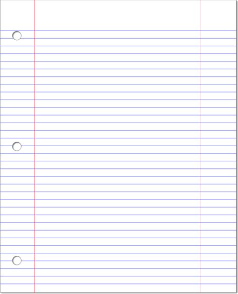 Notebook Paper Google Slide Template