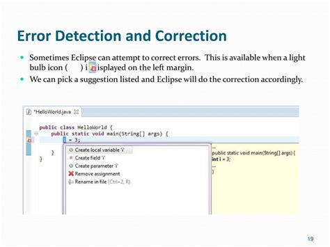 Ppt Eclipse Ide Tutorial For Java Powerpoint Presentation Free Download Id5318846