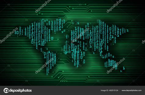 abstract background binary code map stock vector by ©titima157 gmail