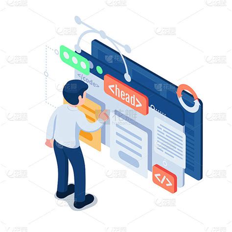 商人或网页开发者设计网站界面