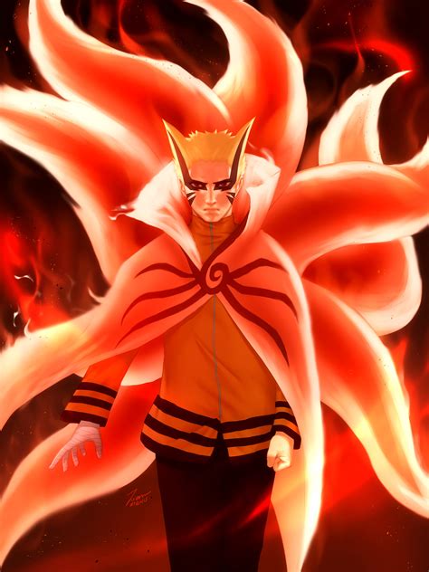 Artstation Naruto Baryon Mode