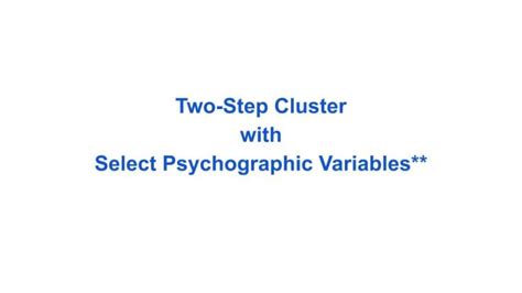 Cluster Analysis Using Spss Unravel The Data