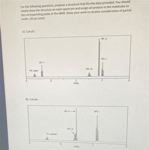 solved for the following questions propose a structure that