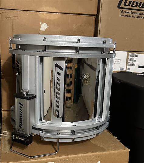 Ludwig Free Floater Marching Snare Chrome Nos Reverb