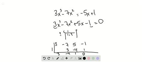 Iterative Solutions I The Three Solutions To The Following Equation X 1 X 3 And X 7 Are