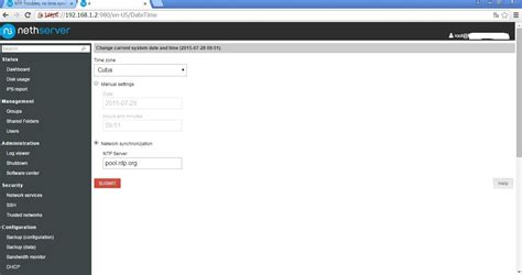 NTP Troubles No Time Synchronization Support NethServer Community
