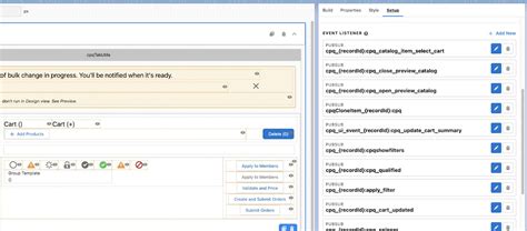 cpq cart apis essential functions list
