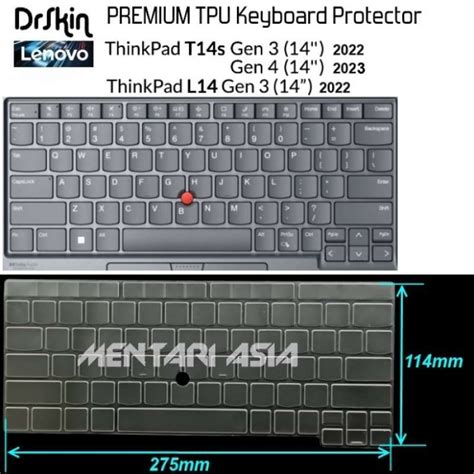 Promo Keyboard Tector L14 Gen 3 T14s Gen 3 Gen 4 Drskin Tpu Diskon 23 Di Seller Utepe Store