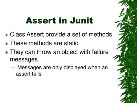 Ppt Junit Powerpoint Presentation Free Download Id2911241