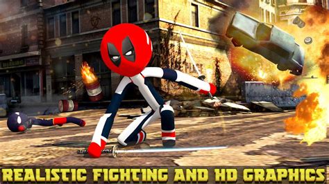 Android Super Stickman Rope Hero Fight