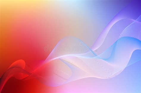 Abstract Background With Colorful Wavy Line Digital Technology Futuristic Dynamic Background