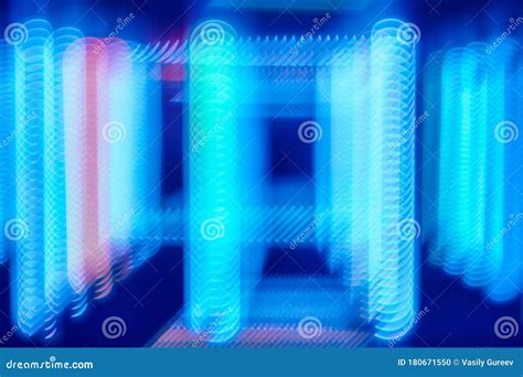 Abstract Background Bokeh Circles And Lines Stock Illustration Illustration Of Orange Motion