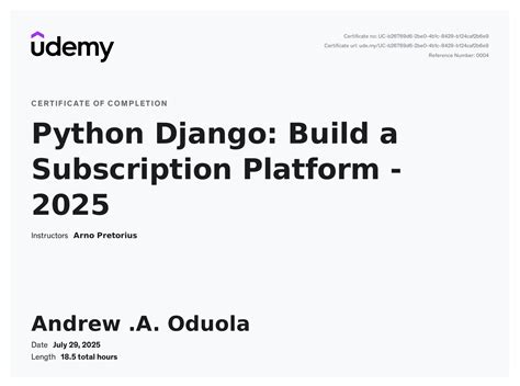 Andrew Oduola Freelance Django Developer And Python Backend Engineer