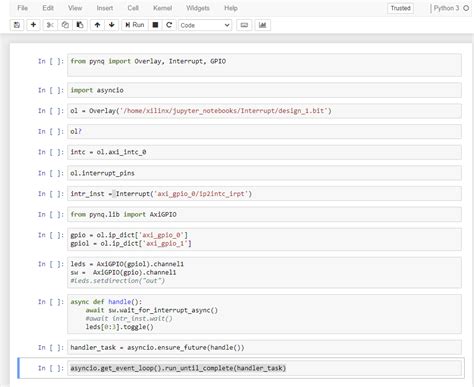 Microzed Chronicles Pynq Interrupts