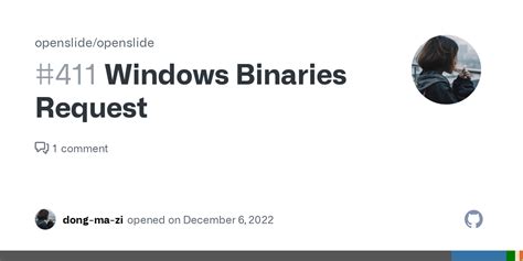 Windows Binaries Request Issue 411 Openslide Openslide GitHub