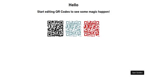 React Qr Code Demo Forked Codesandbox