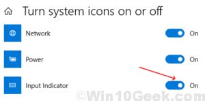 How To Show Or Hide Input Indicator And Language Bar In Windows 10