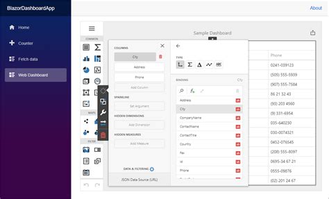 create a blazor webassembly dashboard application business intelligence dashboard devexpress