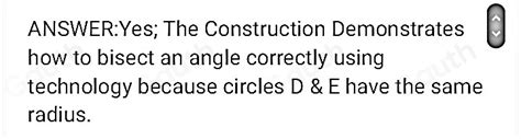 Solved The Figure Shows A Construction Made Using Technology Does The Construction Demonstrate