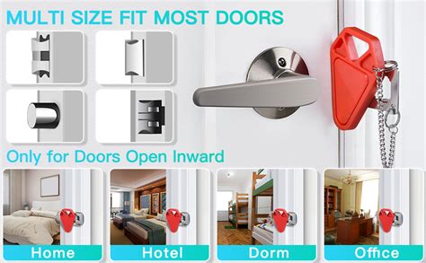 Portable Door Lock Travel Hotel Safety Hotel Door Locks For Travelers Home Apartment Security