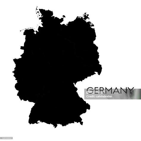 Germany Map High Res Vector Graphic Getty Images