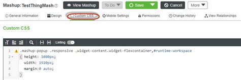 Solved How To Set Mashup To Load In Fhd Mode By Default Ptc Community
