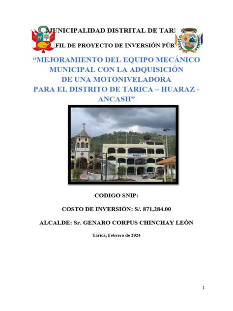 resumen ejecutivo motoniveladora tinoco vargas bruno francisco