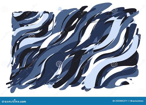 Wave Abstract Art Background Shape Picture Texture Stock Vector Illustration Of Digital