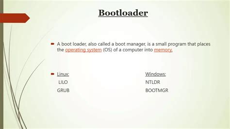 Booting Process Of Computer Pptx Operating Systems Computer